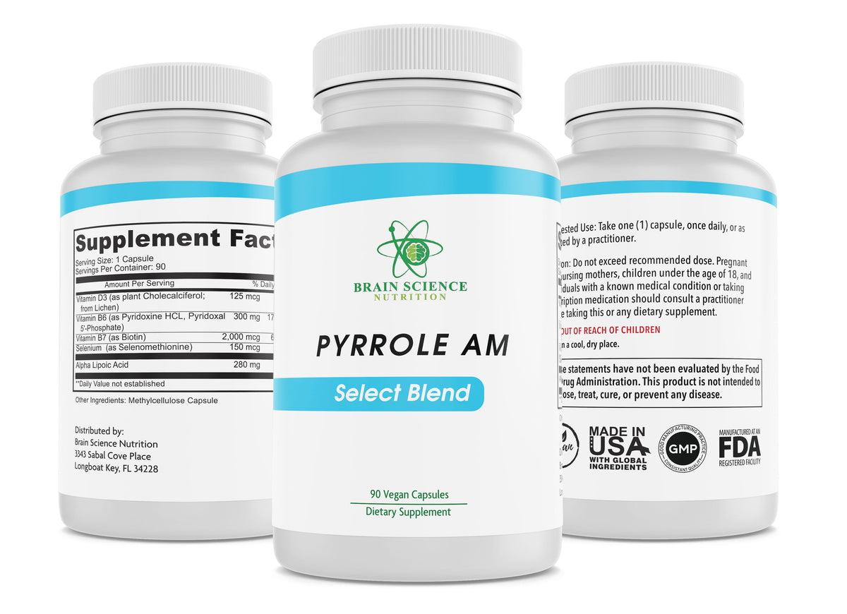 Pyrrole AM – Brain Science Nutrition